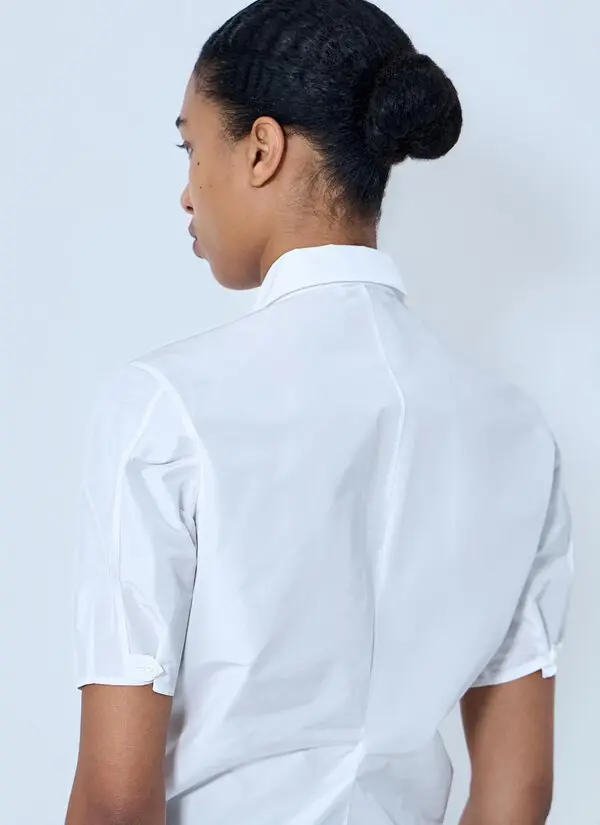 JIL SANDER Cotton Poplin Shirt - White