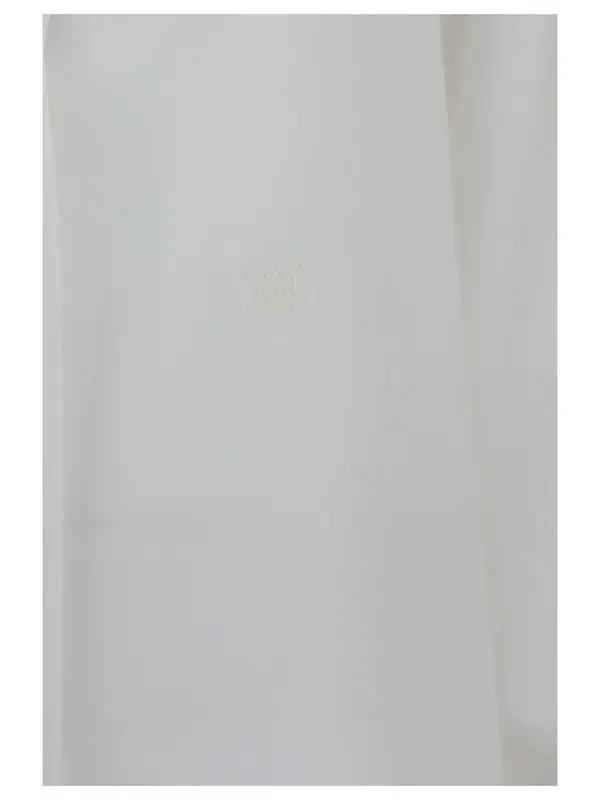 Max Mara Geranio Crepe De Chine Shirt - White