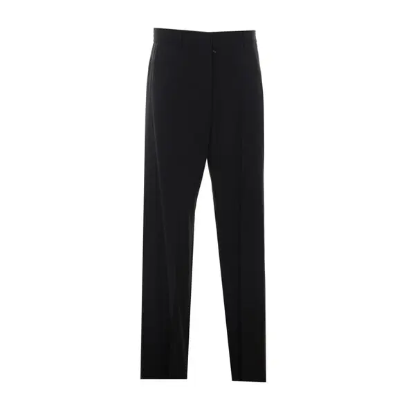 Loewe Mini Logo Wool Pants - Black