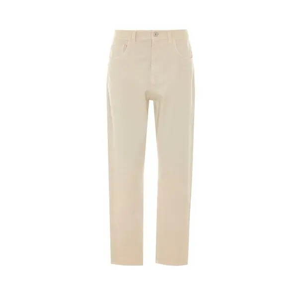 Brunello Cucinelli Straight Leg Jeans - White