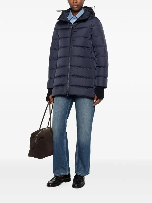 Herno A-shape Midi Down Jacket - Multicolor