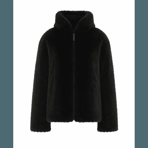 YVES SALOMON Reversible Shearling Jacket - Black