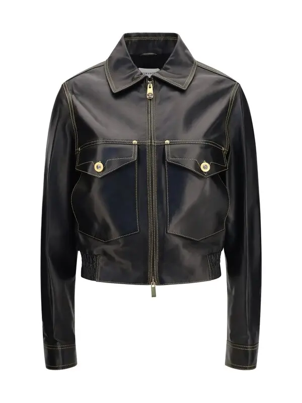 Versace Nappa Leather Jacket