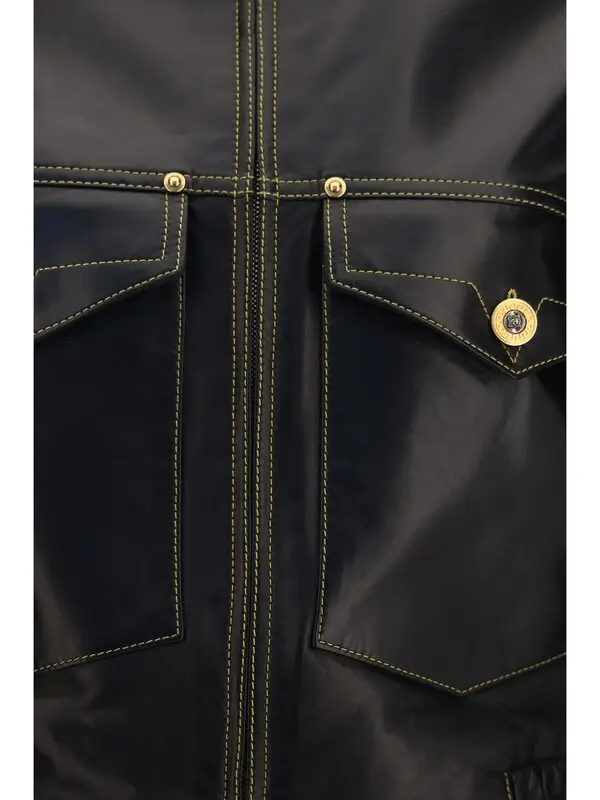 Versace Nappa Leather Jacket