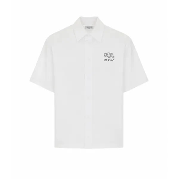 Off-White Offline Half Arrow Bowling Shirt - White