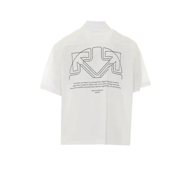Off-White Offline Half Arrow Bowling Shirt - White