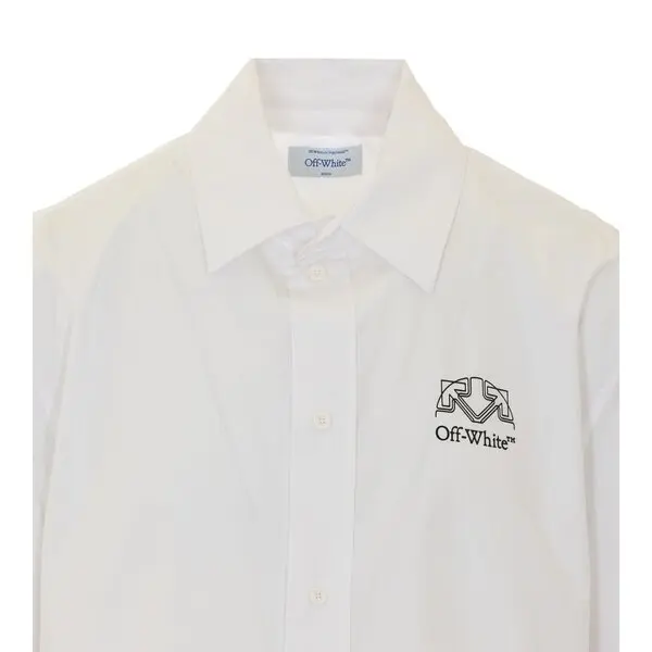 Off-White Offline Half Arrow Bowling Shirt - White