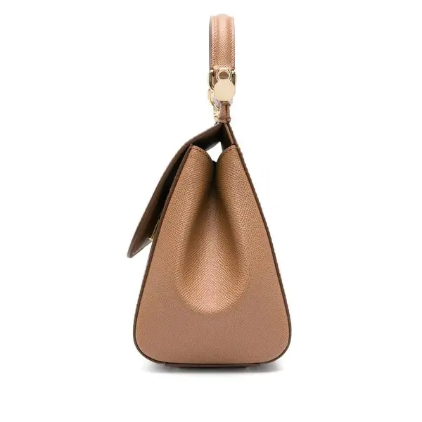 Dolce & Gabbana Leather Tote Bag - Brown