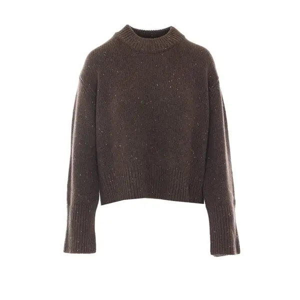 LISA YANG Tarie Sparkle Sweater - Brown
