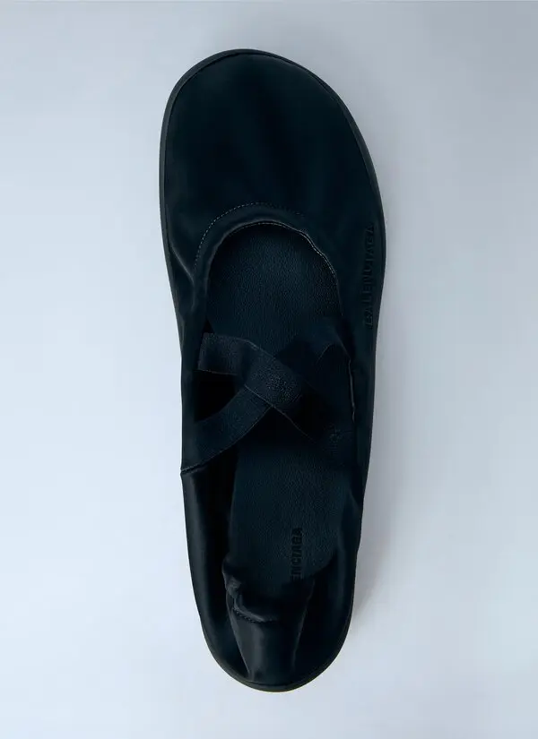 Balenciaga Shibuya Ballet Flats - Black