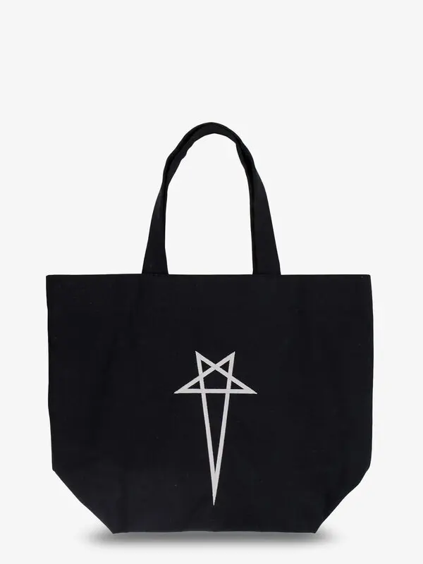 Rick Owens Canvas Handbag With Front Logo