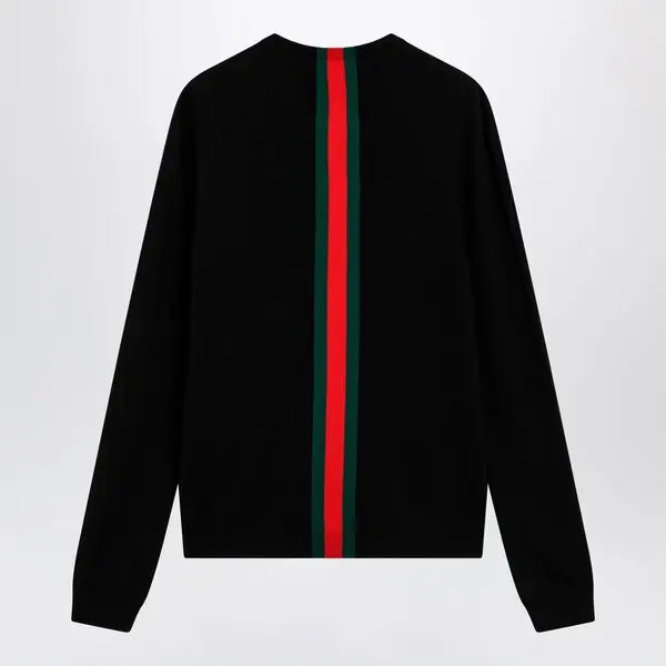 Gucci Cashmere Sweater With Web Motif