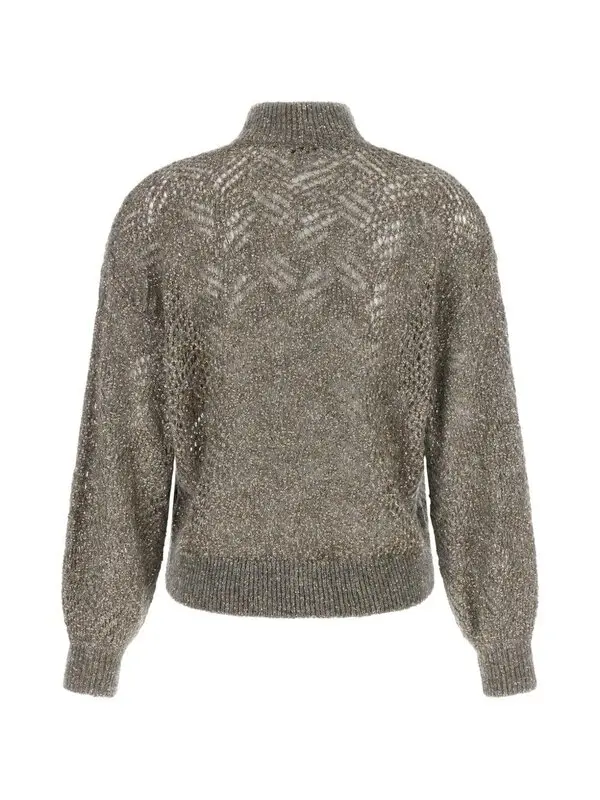 Brunello Cucinelli Wool Turtleneck Jumper - Multicolor