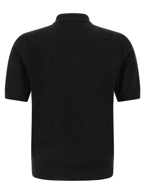 Dolce & Gabbana Heraldic Patch Polo Shirt