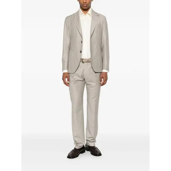 Tagliatore Grey Suits Single Breasted Suits - Gray