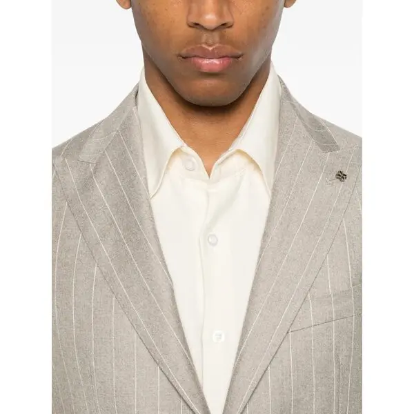 Tagliatore Grey Suits Single Breasted Suits - Gray
