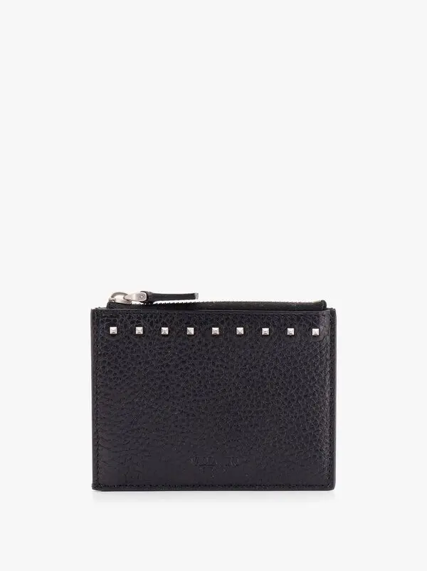 Valentino Garavani Rockstud Leather Card Holder - Multicolor