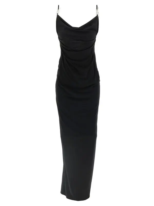 Coperni Washing Clip Gala' Dress - Black