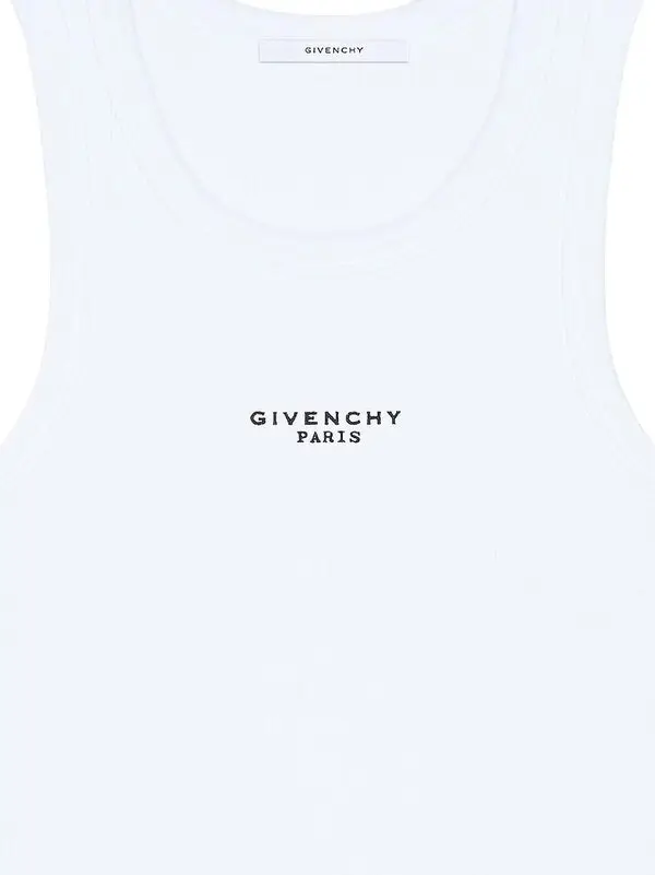 Givenchy Cotton Blend Tank Top - White