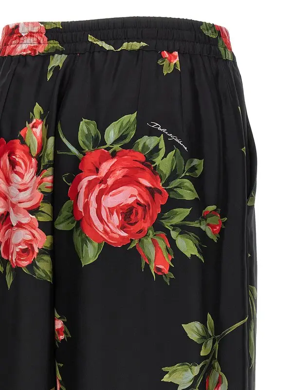 Dolce & Gabbana Bouquet Rose' Pants