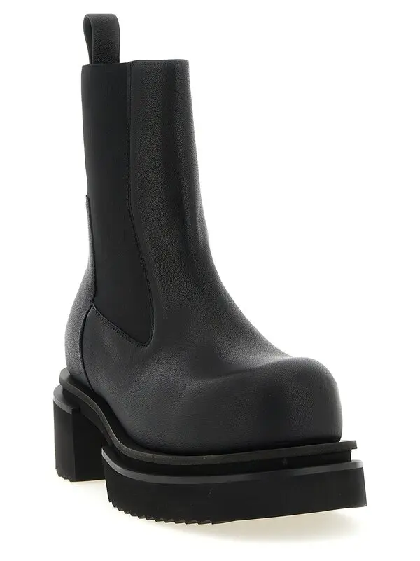 Rick Owens Beatle Bogun' Ankle Boots
