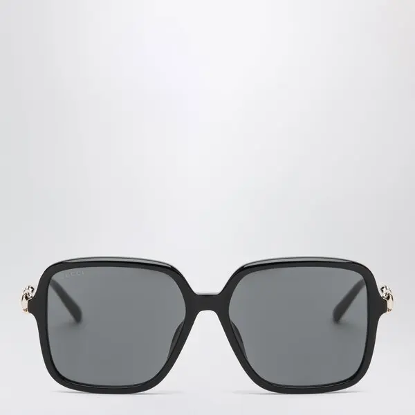 Gucci Butterfly Sunglasses With Horsebit Detail - Black