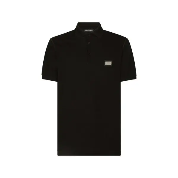 Dolce & Gabbana Polo Shirts - Black