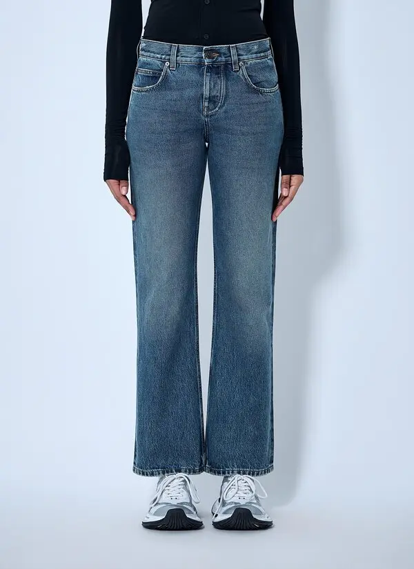 Balenciaga Regular Fit Straight Leg Jeans