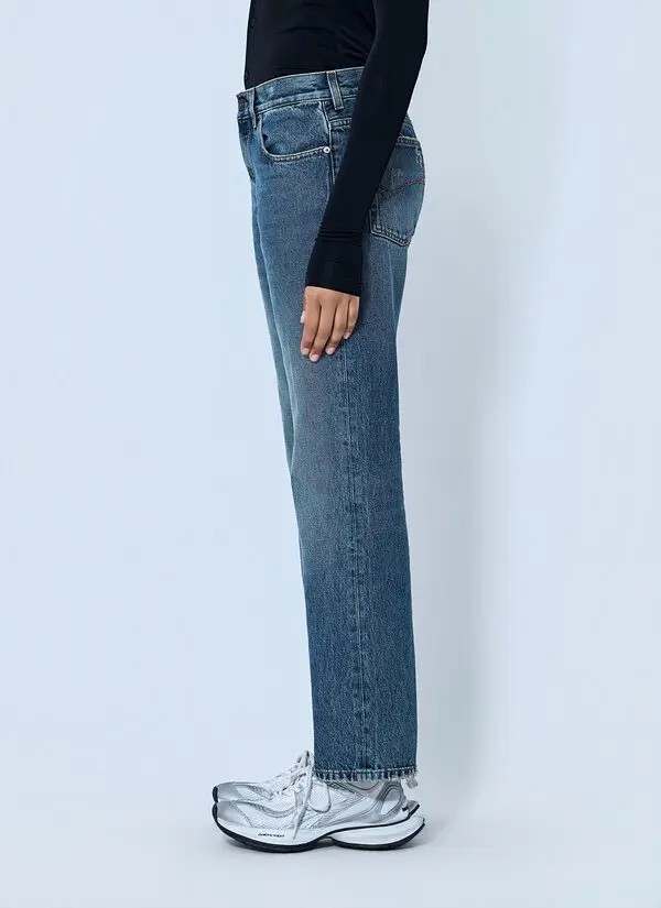 Balenciaga Regular Fit Straight Leg Jeans