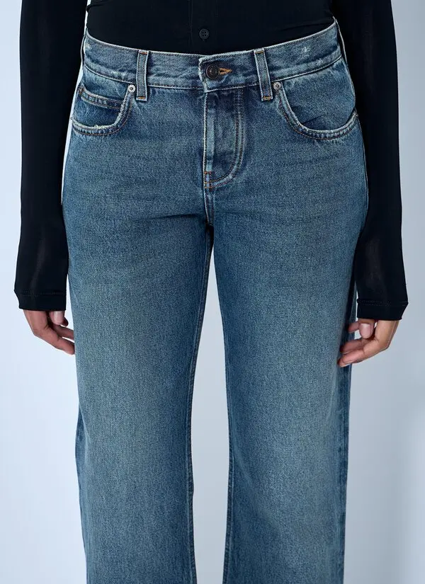 Balenciaga Regular Fit Straight Leg Jeans