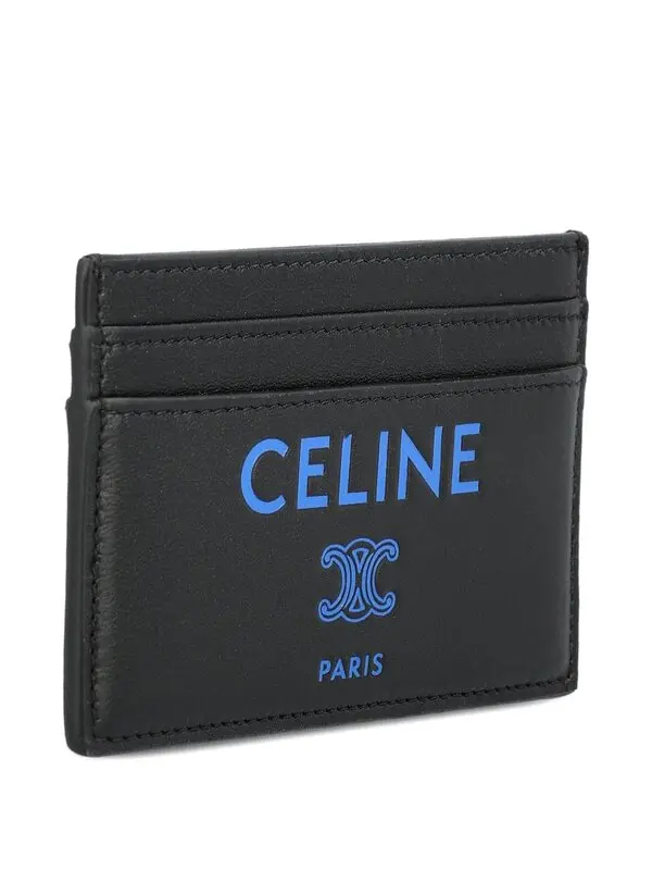 Celine Leather Credit Card Case - Multicolor