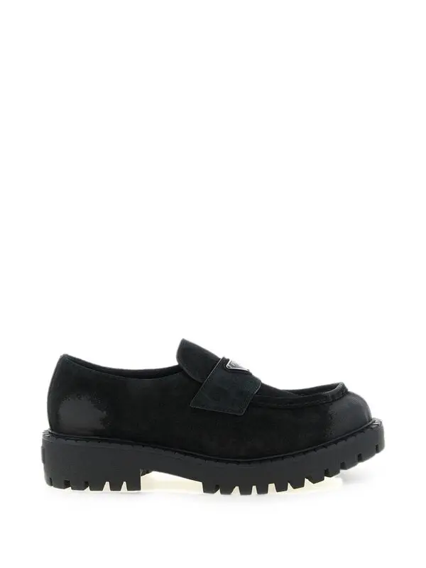 Prada Leather Loafers - Multicolor