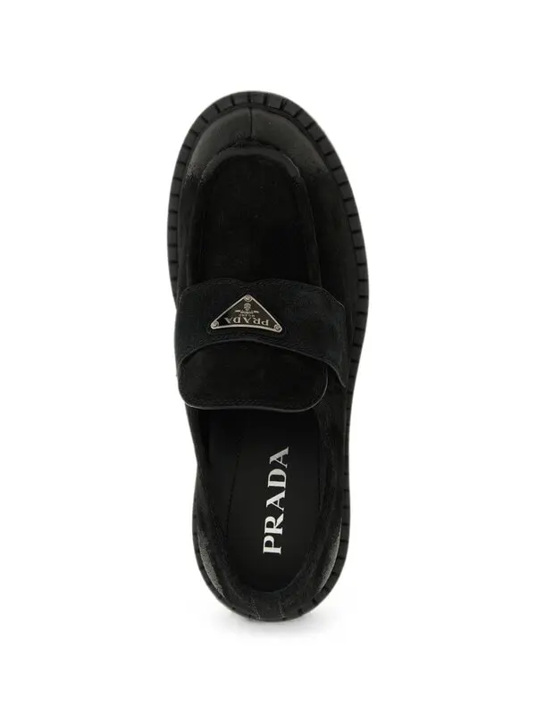 Prada Leather Loafers - Multicolor