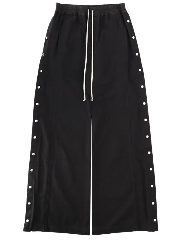 Rick Owens Pusher Wide Leg Pants - Black