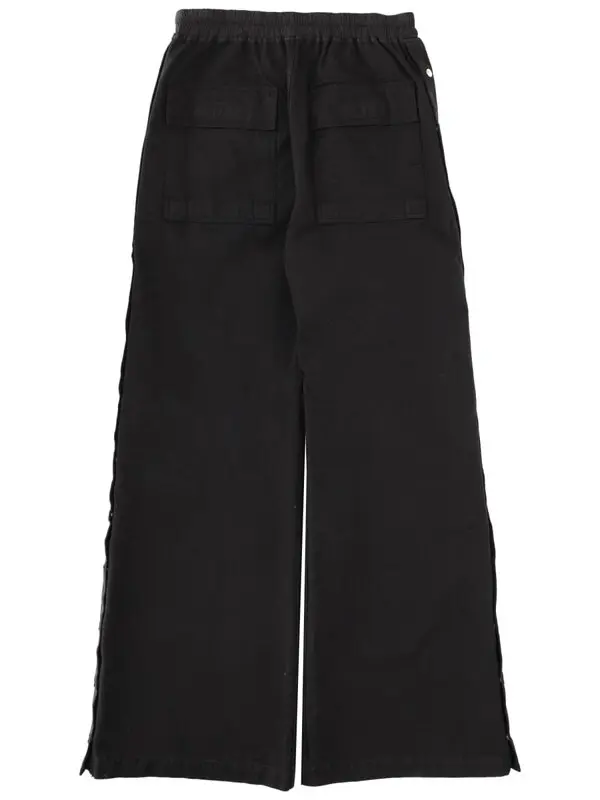 Rick Owens Pusher Wide Leg Pants - Black
