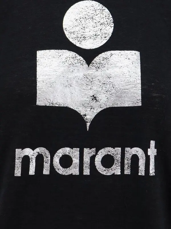 Isabel Marant Étoile Linen T-shirt - Black