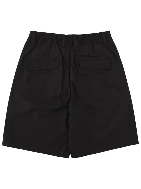 C.P. COMPANY Logo Cotton Shorts - Black