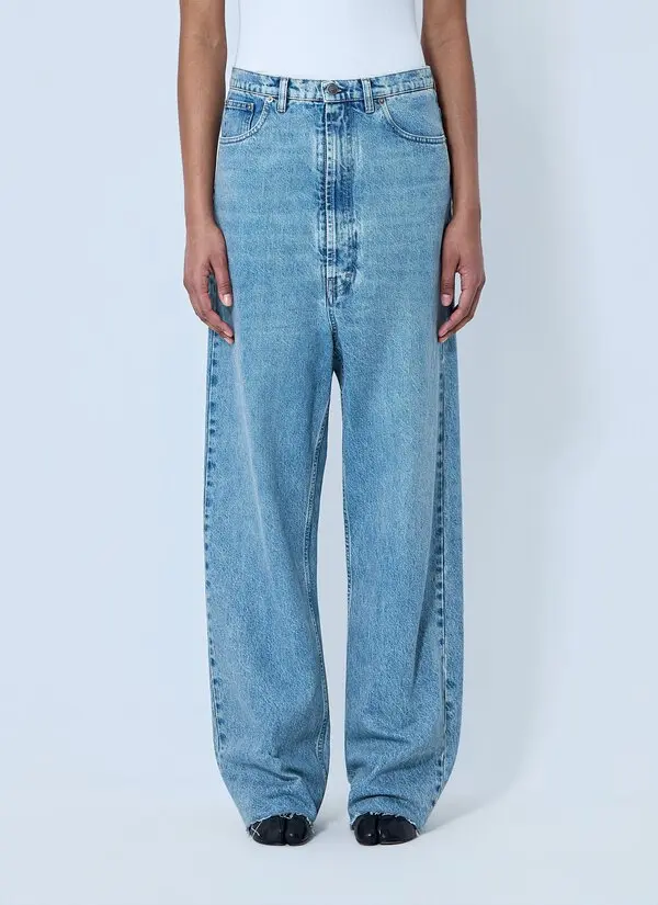 MAISON MARGIELA Wide-leg Denim Trousers - Blue