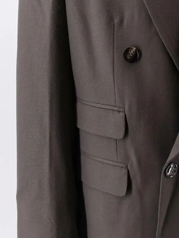 Giorgio Armani Oversized Fluid Virgin Wool Suit - Blue