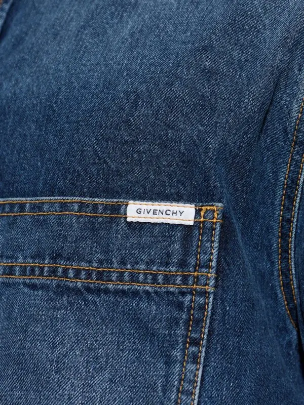Givenchy Denim Cotton Shirt - Multicolor