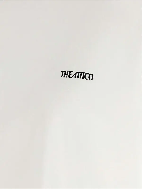 Attico Mock-neck T-shirt - White