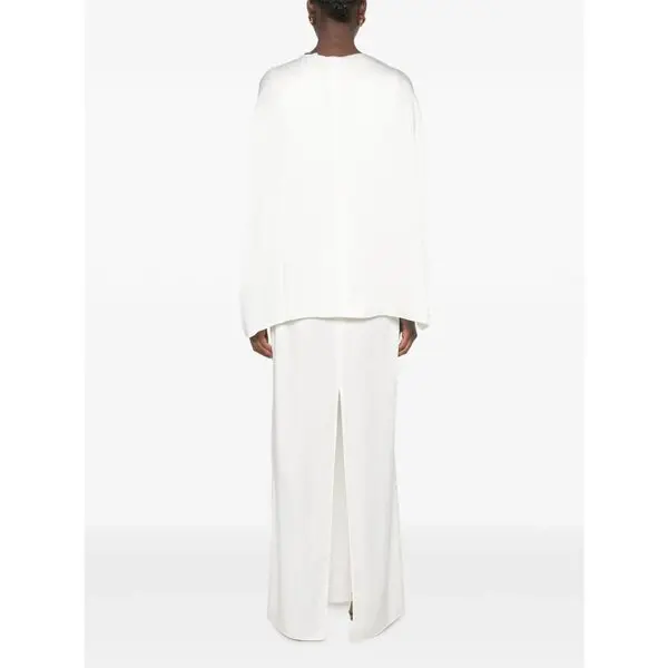 Stella McCartney Satin Draped Dress - Cream