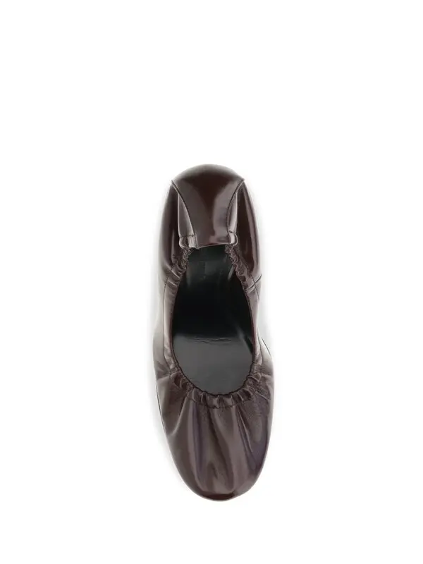 Phoebe Philo Pucker Leather Pumps