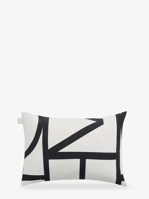 TOTEME Padded Pillow With Monogram Print - Multicolor