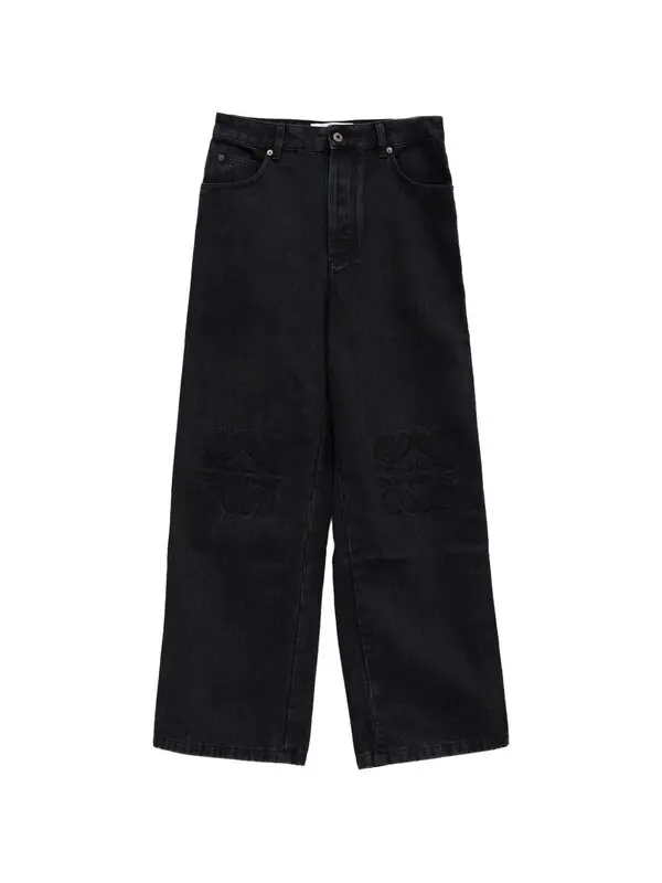 Loewe Anagram Baggy Denim Jeans - Multicolor