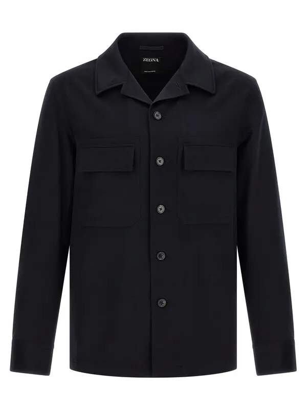 Zegna Oasis Cashmere Overshirt