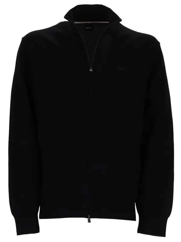BOSS Cotton Zip-up Cardigan