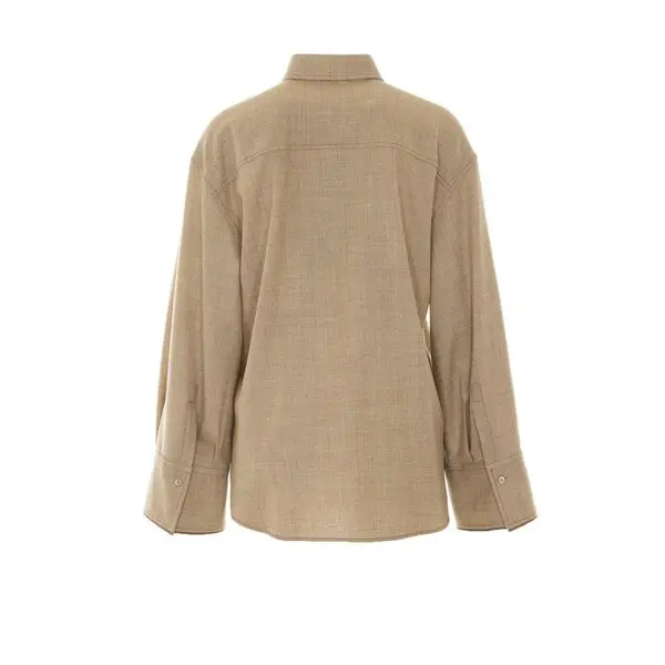 Brunello Cucinelli Classic Collar Virgin Wool Shirt