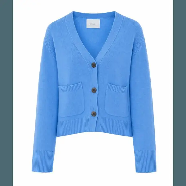 LISA YANG Danni Cashmere Cardigan - Blue