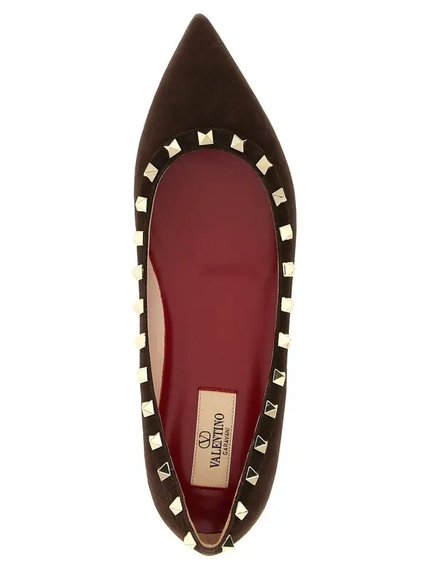Valentino Garavani Rockstud' Ballet Flats